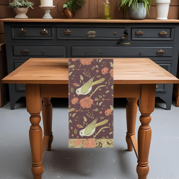 Fall Floral Table Runner - Luxury Cotton - Perfect Thanksgiving Decor ...