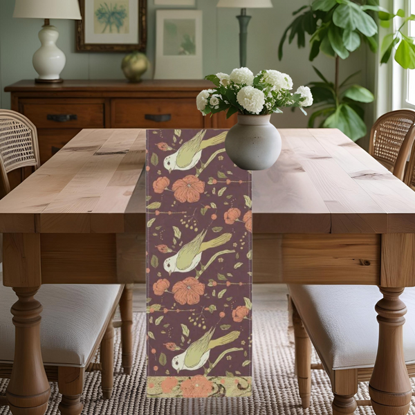 Fall Floral Table Runner - Luxury Cotton - Perfect Thanksgiving Decor ...